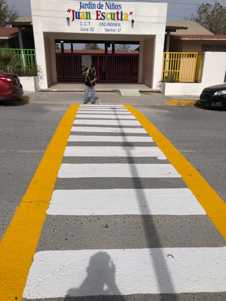 Gobierno Municipal Rehabilita Pasos Peatonales en Zonas Escolares | RbDigital